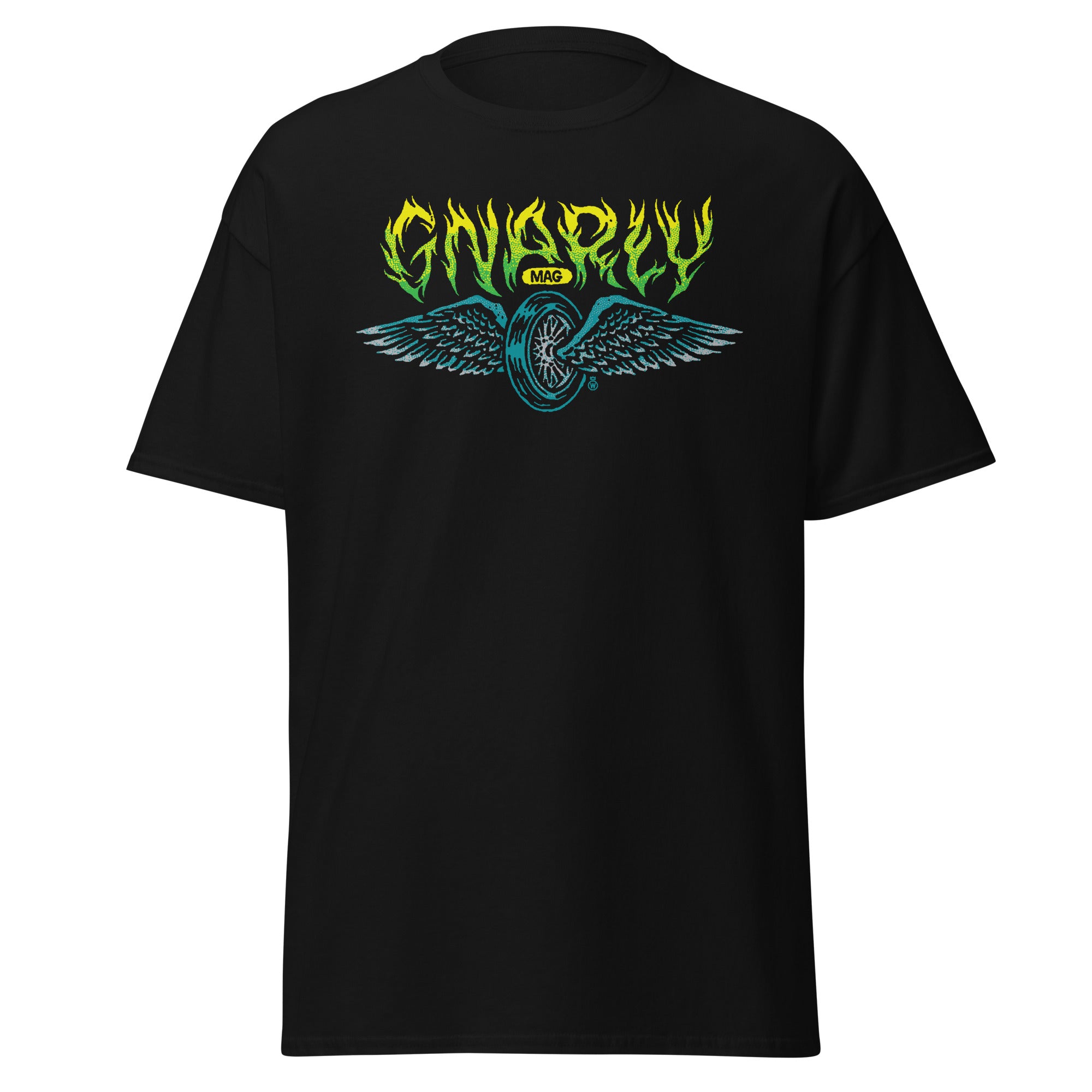 Gnarly Winged Wheel t-shirt – Gnarly Magazine