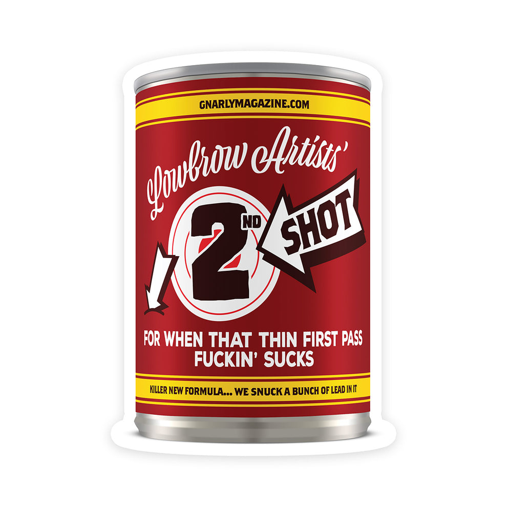 2nd Shot Sticker – Gnarly Magazine